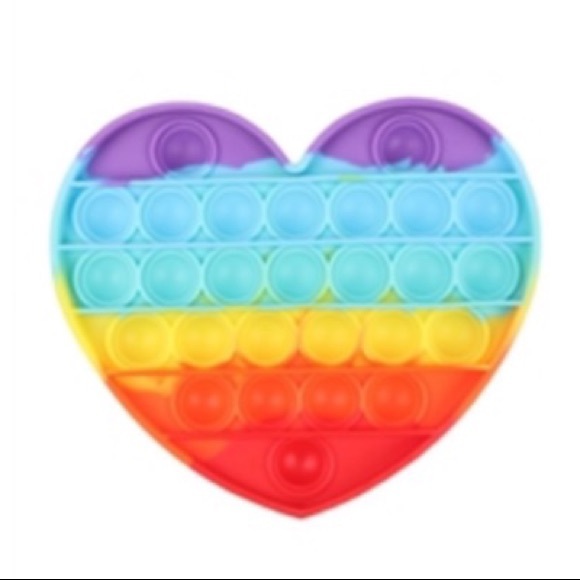 Toys | New Heart Pop It Fidget | Poshmark